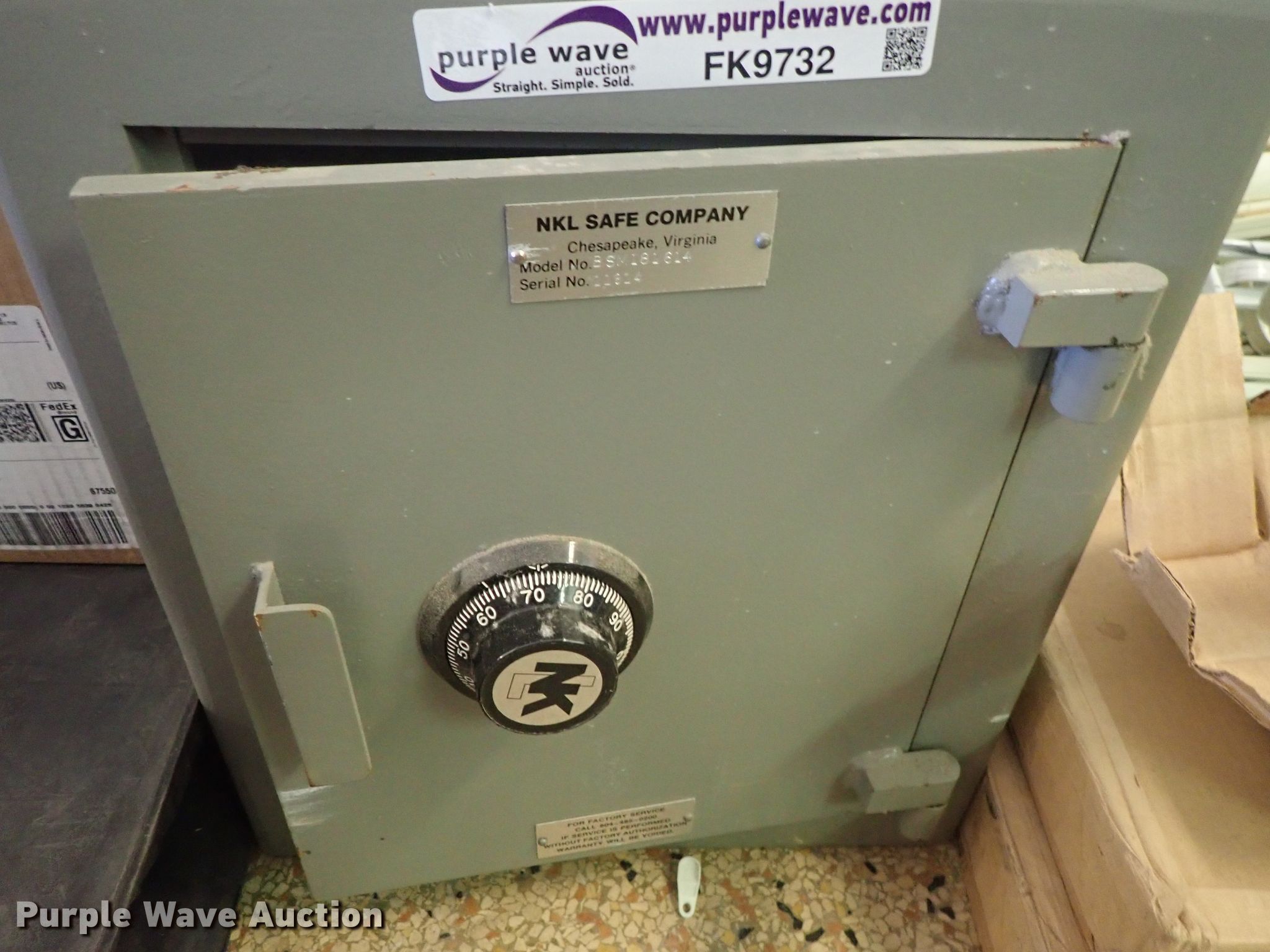 NKL BSM181614 safe in Larned, KS | Item FK9732 sold | Purple Wave