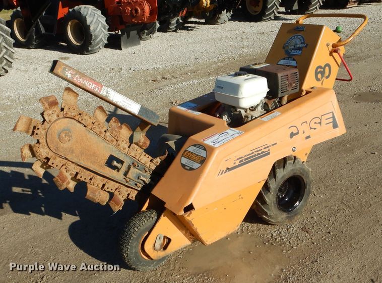 Case 60 trencher in Clinton, IL | Item DH6940 sold | Purple Wave