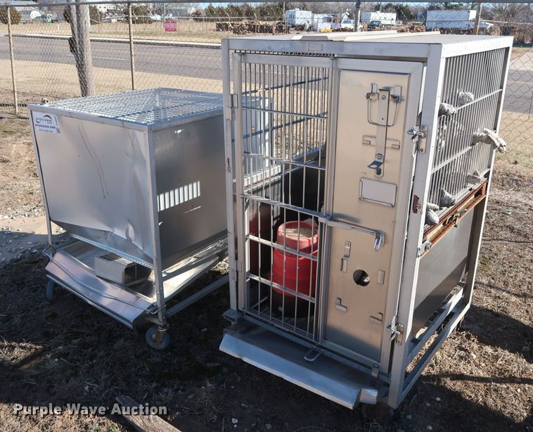 (2) Shor-Line stainless steel cages in Moore, OK | Item DH0821 sold ...