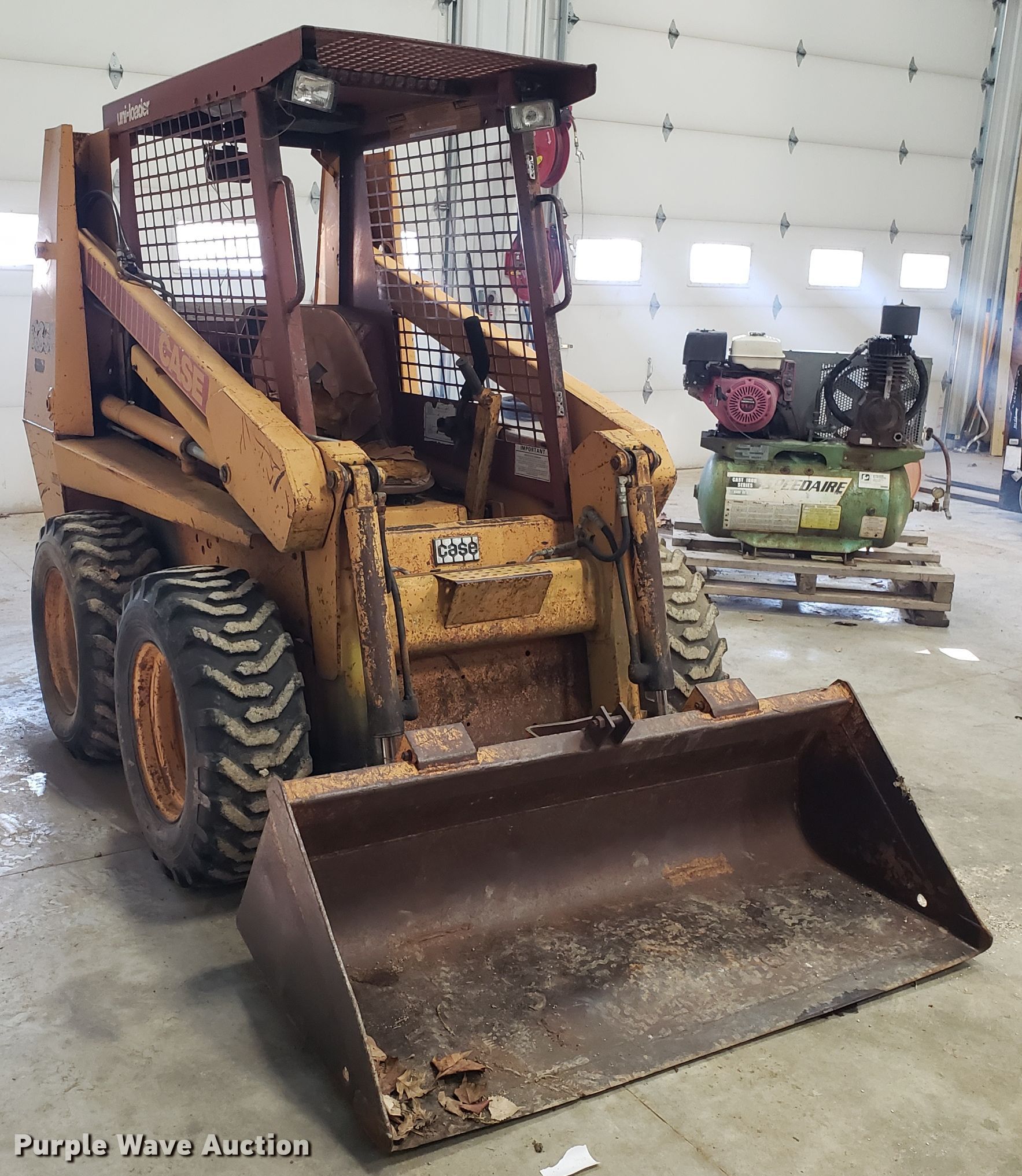 1987 Case 1835C skid steer in Lexington, MO | Item EZ9100 sold | Purple ...