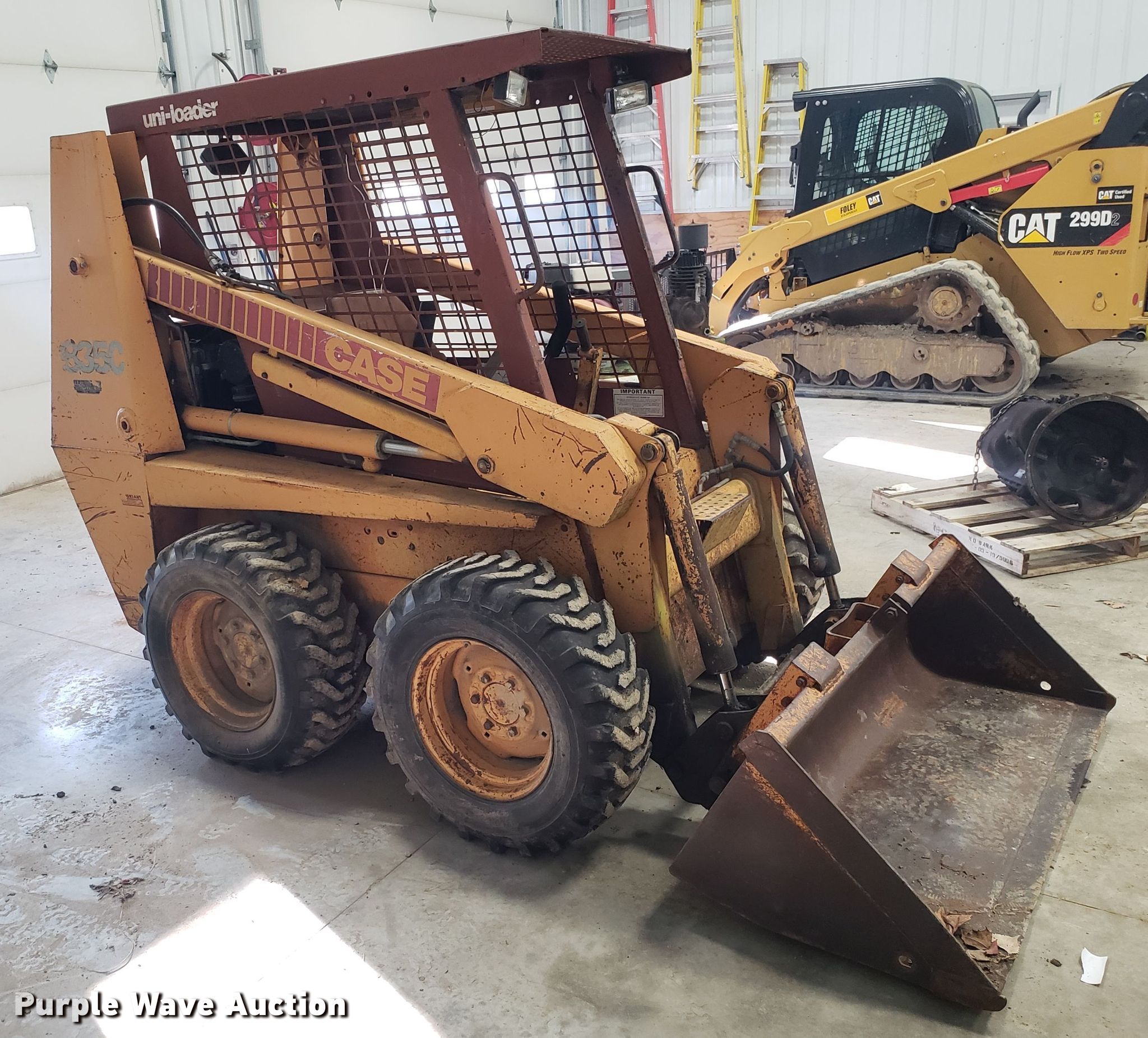 1987 Case 1835C skid steer in Lexington, MO | Item EZ9100 sold | Purple ...