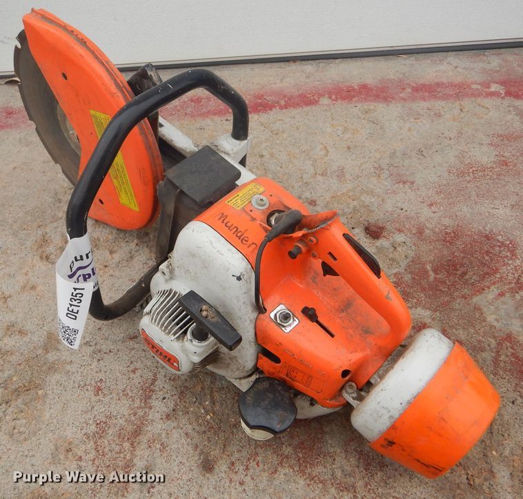 Stihl TS350 cut off saw in Munden, KS | Item DE1351 sold | Purple Wave