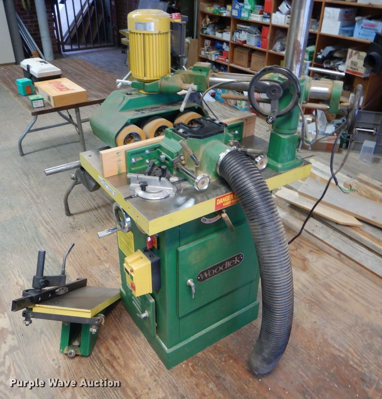Woodtek spindle shaper in Dodge City, KS | Item FG9965 sold | Purple Wave