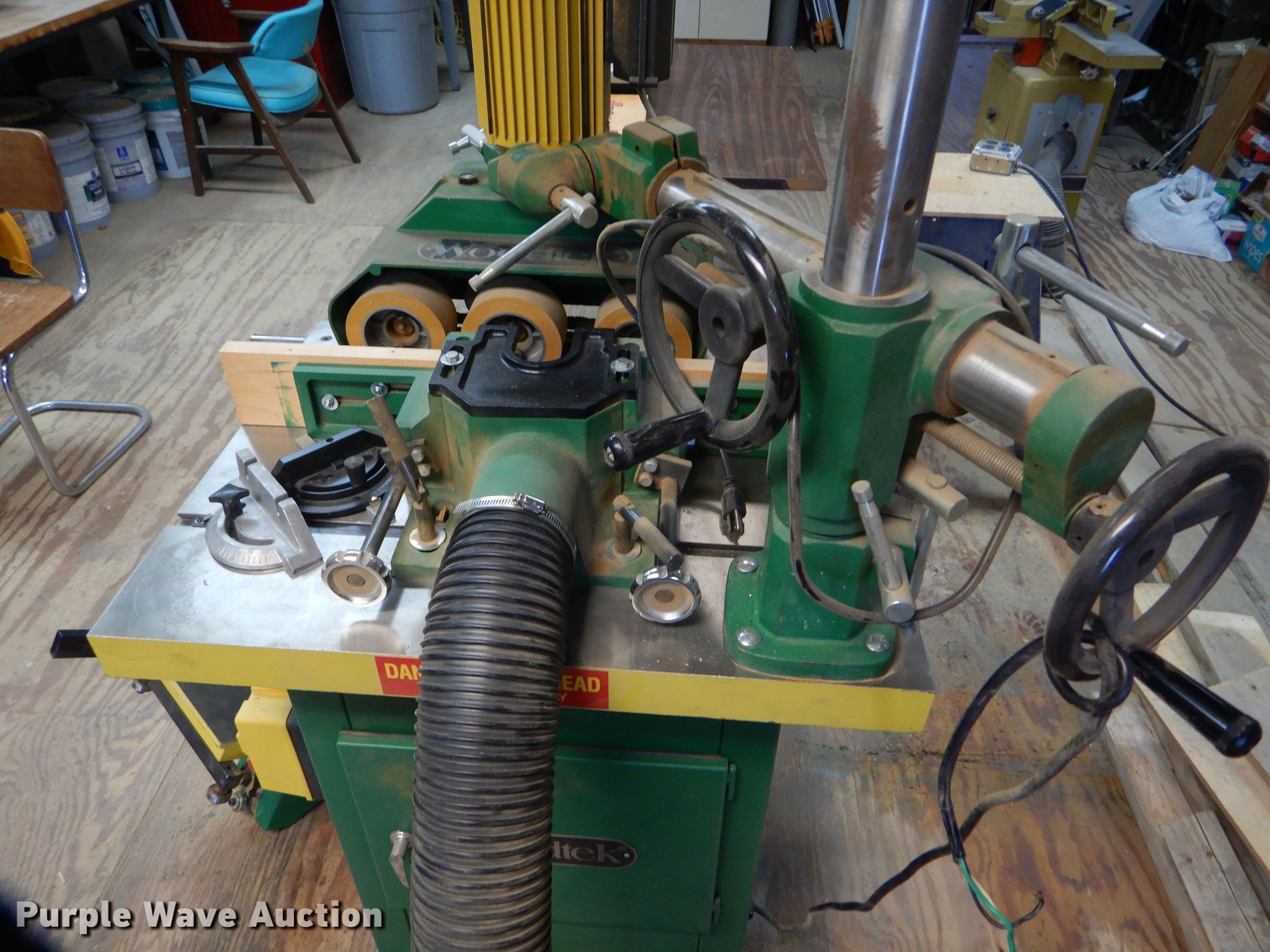 Woodtek spindle shaper in Dodge City, KS | Item FG9965 sold | Purple Wave