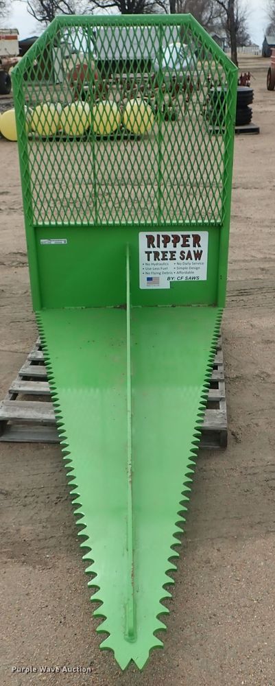 Ripper skid steer tree saw in Kinsley, KS | Item GW9259 sold | Purple Wave