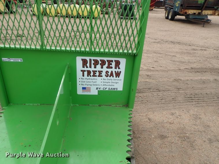 Ripper skid steer tree saw in Kinsley, KS | Item GW9259 sold | Purple Wave