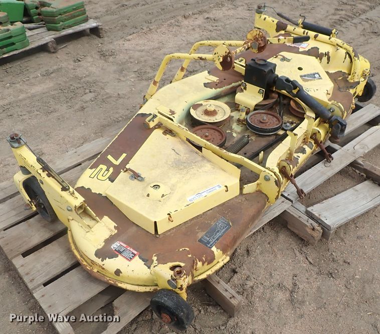 John Deere 72 Mid Mow finish mower deck in Kinsley, KS | Item GW9278 ...