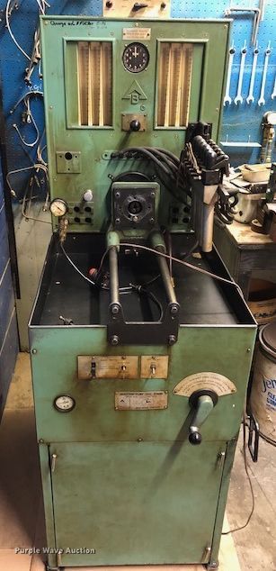 Bacharach BJD injection pump test stand in Seneca, KS | Item H1300 sold ...