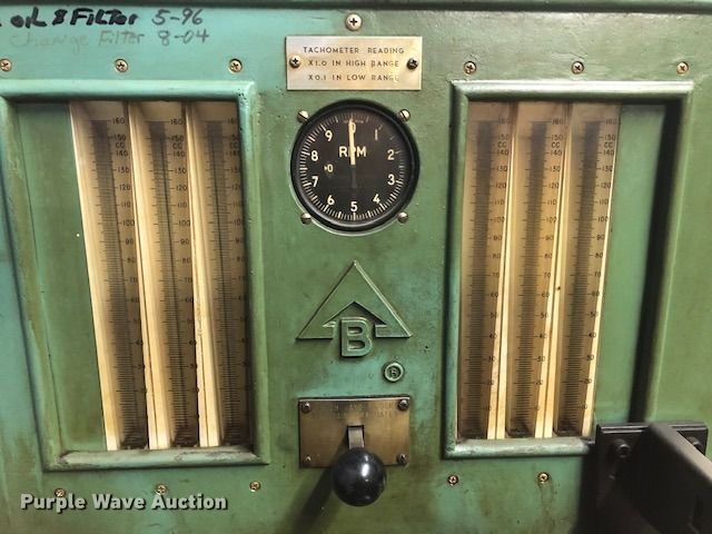 Bacharach BJD injection pump test stand in Seneca, KS | Item H1300 sold ...