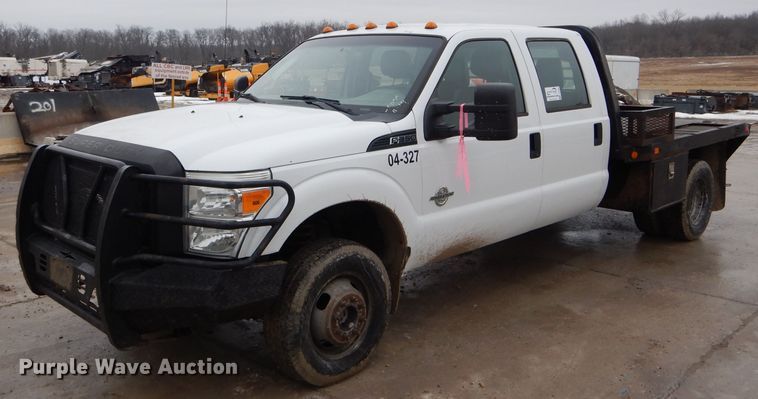 2011 Ford F350 Super Duty Crew Cab flatbed pickup truck in Palmyra, MO ...