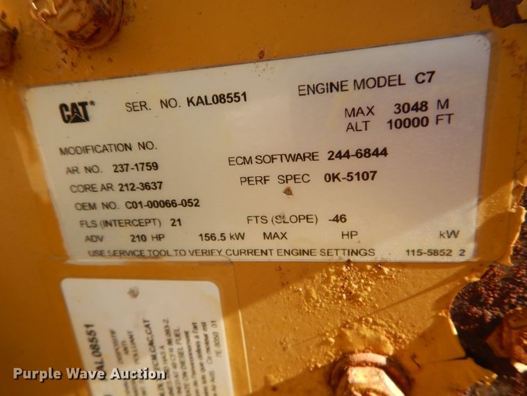 Caterpillar C7 7.2L six cylinder diesel engine in Lawrence, KS | Item ...