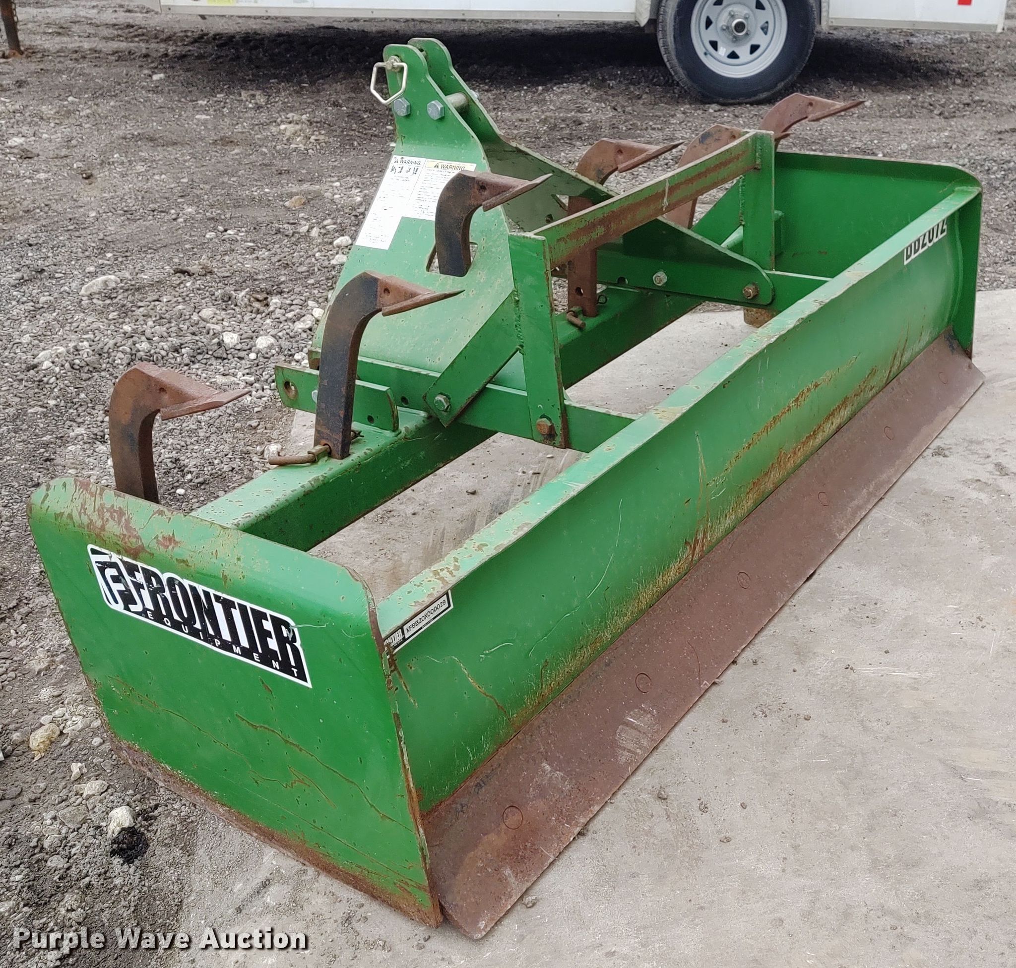 Frontier BB2072 box blade in Andover, KS | Item DE6437 sold | Purple Wave