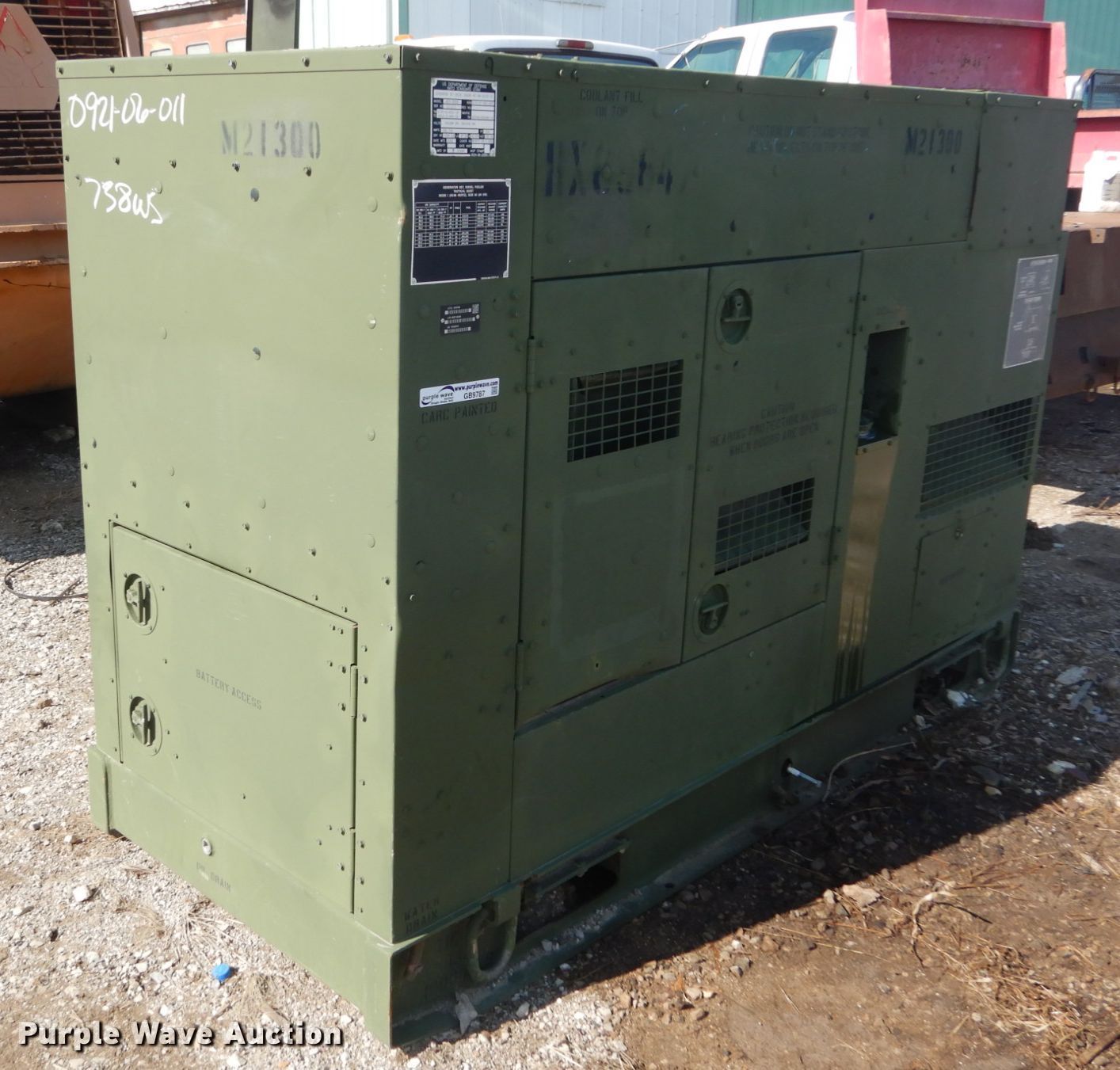 2010 L3 MEP-806B generator in Bridgeton, MO | Item GB9787 sold | Purple ...