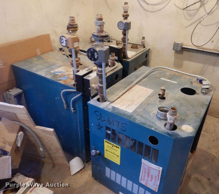 (3) Burnham Corporation RV6PSL-L5 low pressure propane boilers in ...