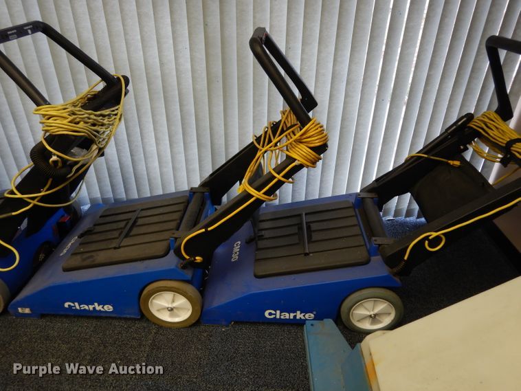 (8) Clark CM30 vacuums in Overland Park, KS | Item FY9483 sold | Purple ...