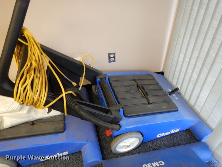 (8) Clark CM30 vacuums in Overland Park, KS | Item FY9483 sold | Purple ...