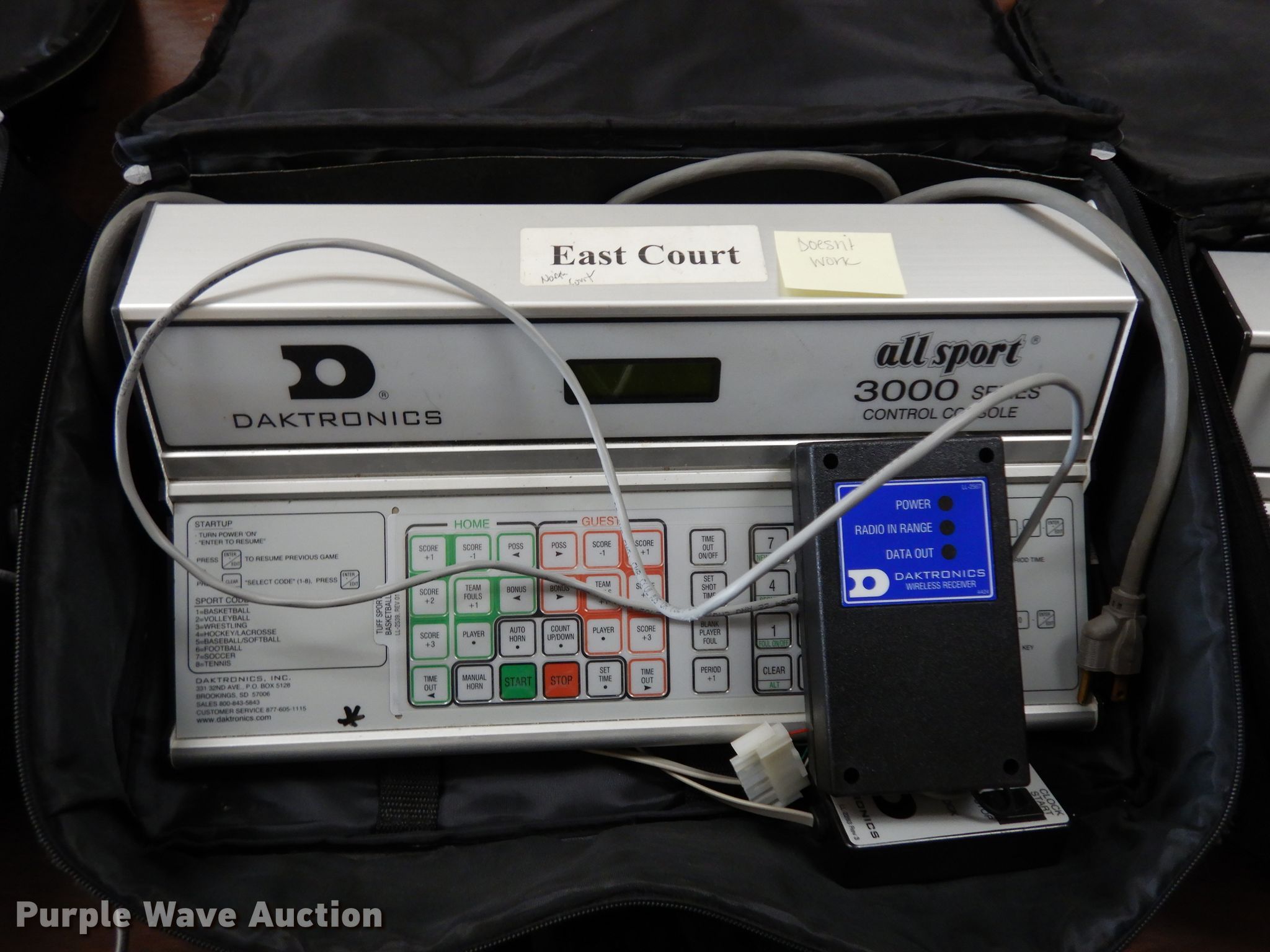 (4) 2005 Daktronics All Sport 3100R5 scoreboard controllers in Abilene ...