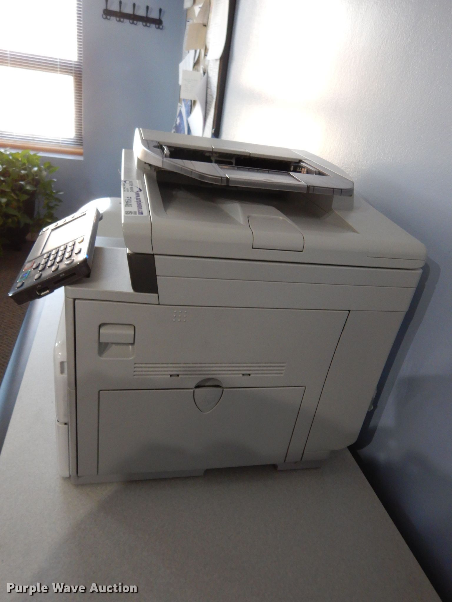 Ricoh MP301SPF copy machine in Atchison, KS | Item FY9448 sold | Purple ...