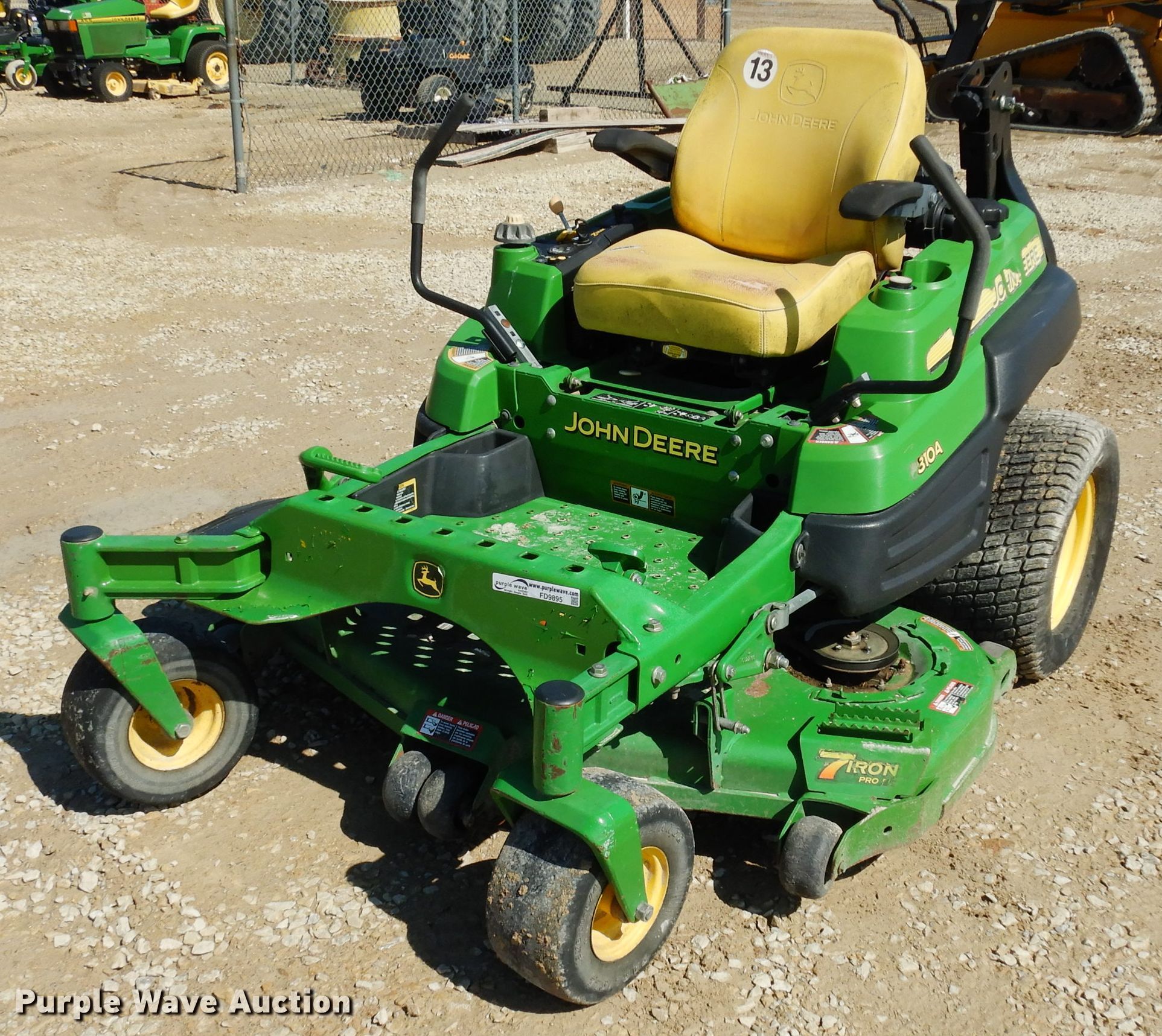 2008 John Deere Z810A ZTR lawn mower in Abilene, KS | Item FD9895 sold ...