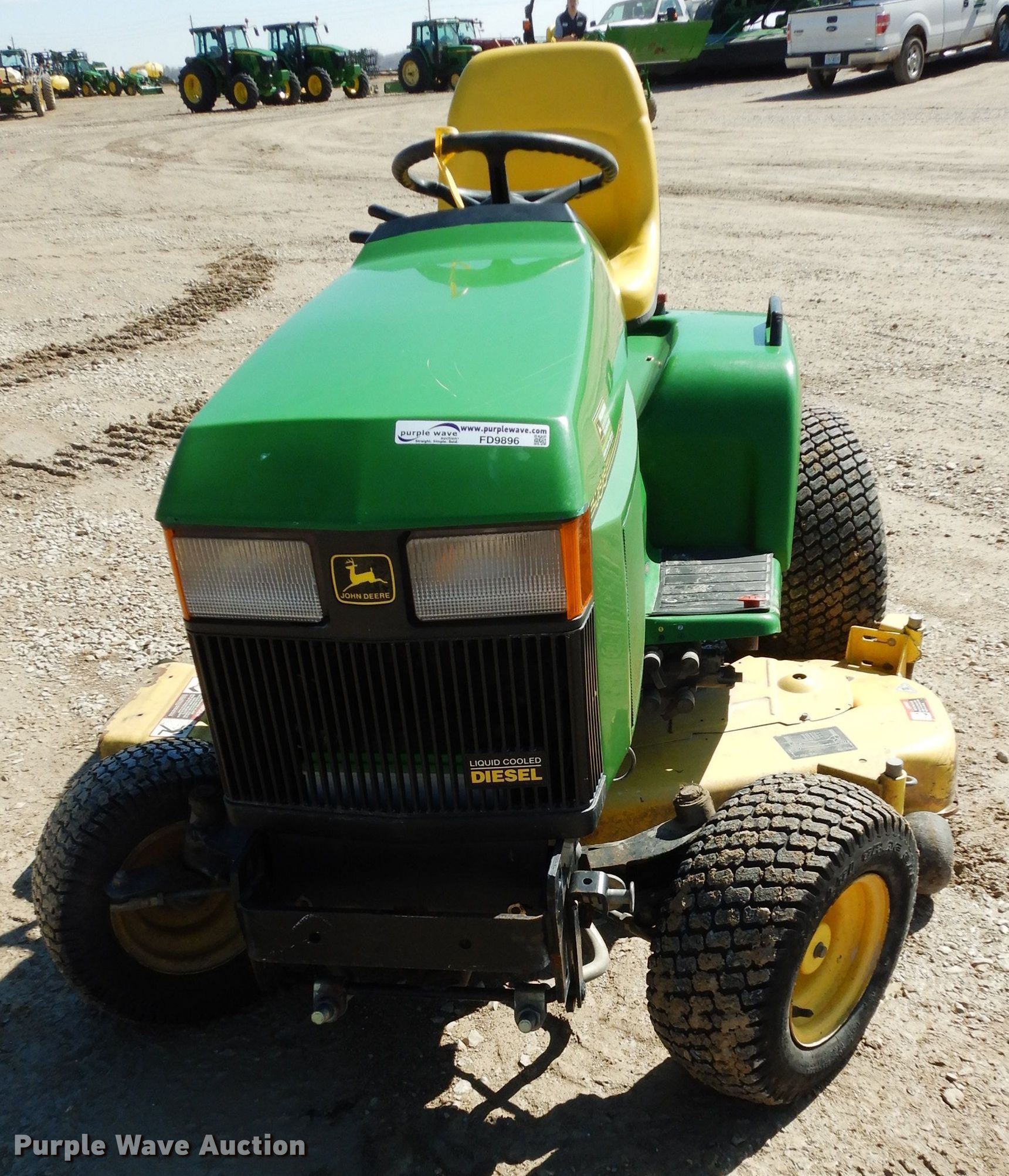 1999 John Deere 455 lawn mower in Abilene, KS | Item FD9896 sold ...