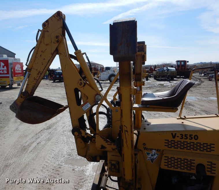 1995 Vermeer V-3550 trencher in Clinton, IL | Item DH6431 sold | Purple ...
