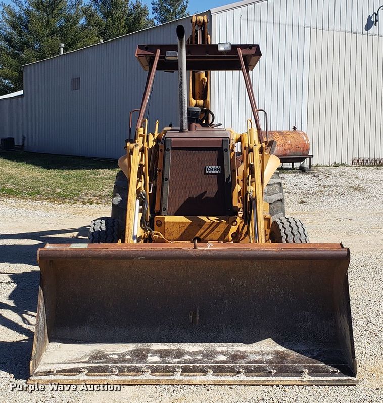 1993 Case 580 Super K backhoe in Nevada, MO | Item EZ9110 sold | Purple ...