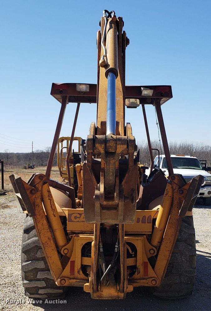 1993 Case 580 Super K backhoe in Nevada, MO | Item EZ9110 sold | Purple ...