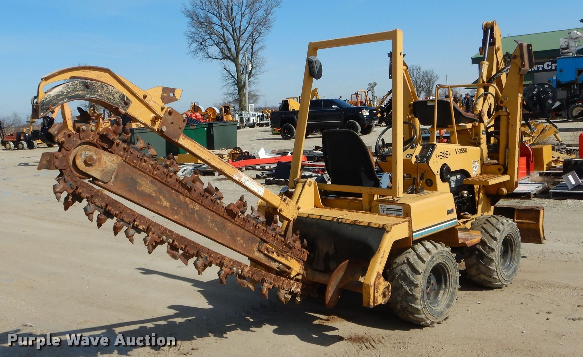 1995 Vermeer V-3550 trencher in Clinton, IL | Item DH6431 sold | Purple ...