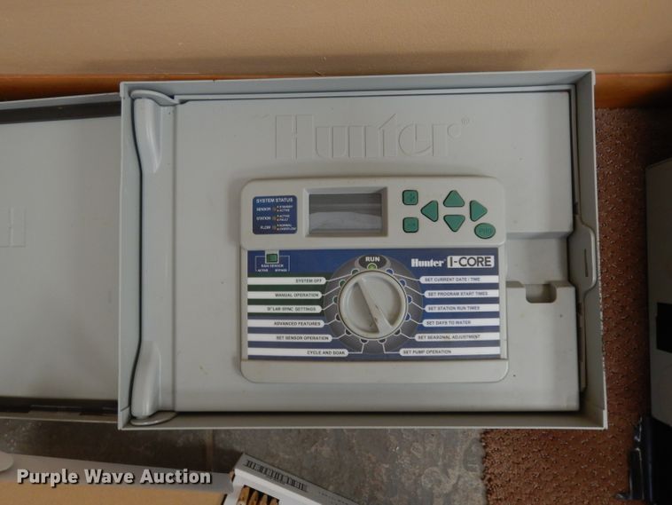 (2) Hunter ICore sprinkler controllers in Osage City, KS | Item FN9044 ...