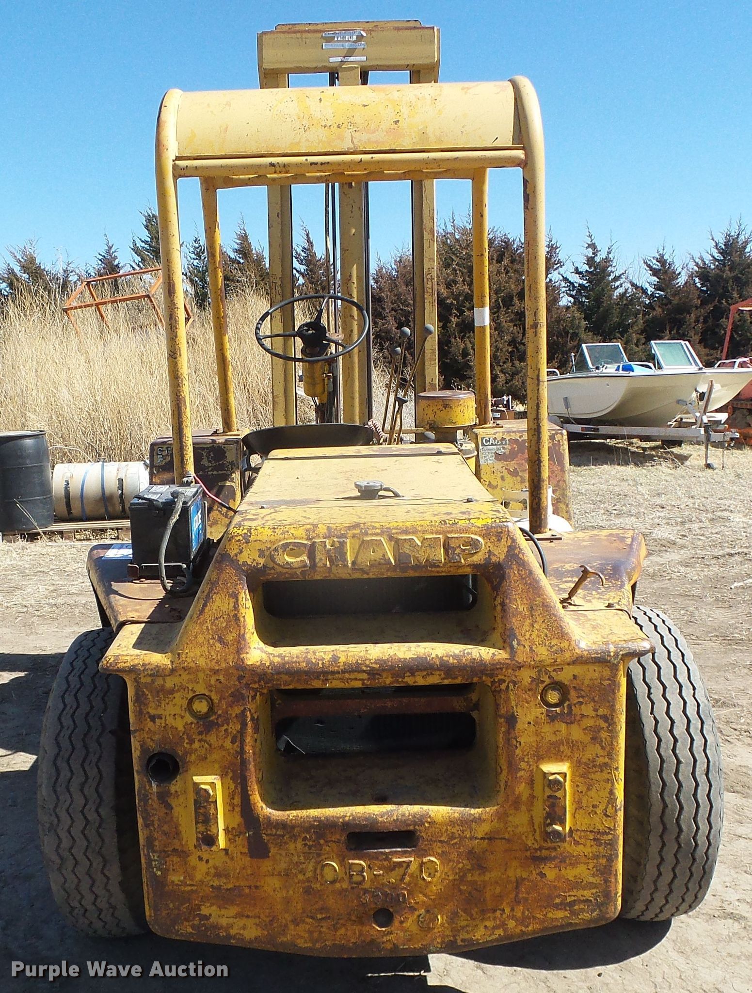 Champ CB70 forklift in Sublette, KS | Item DH4839 sold | Purple Wave