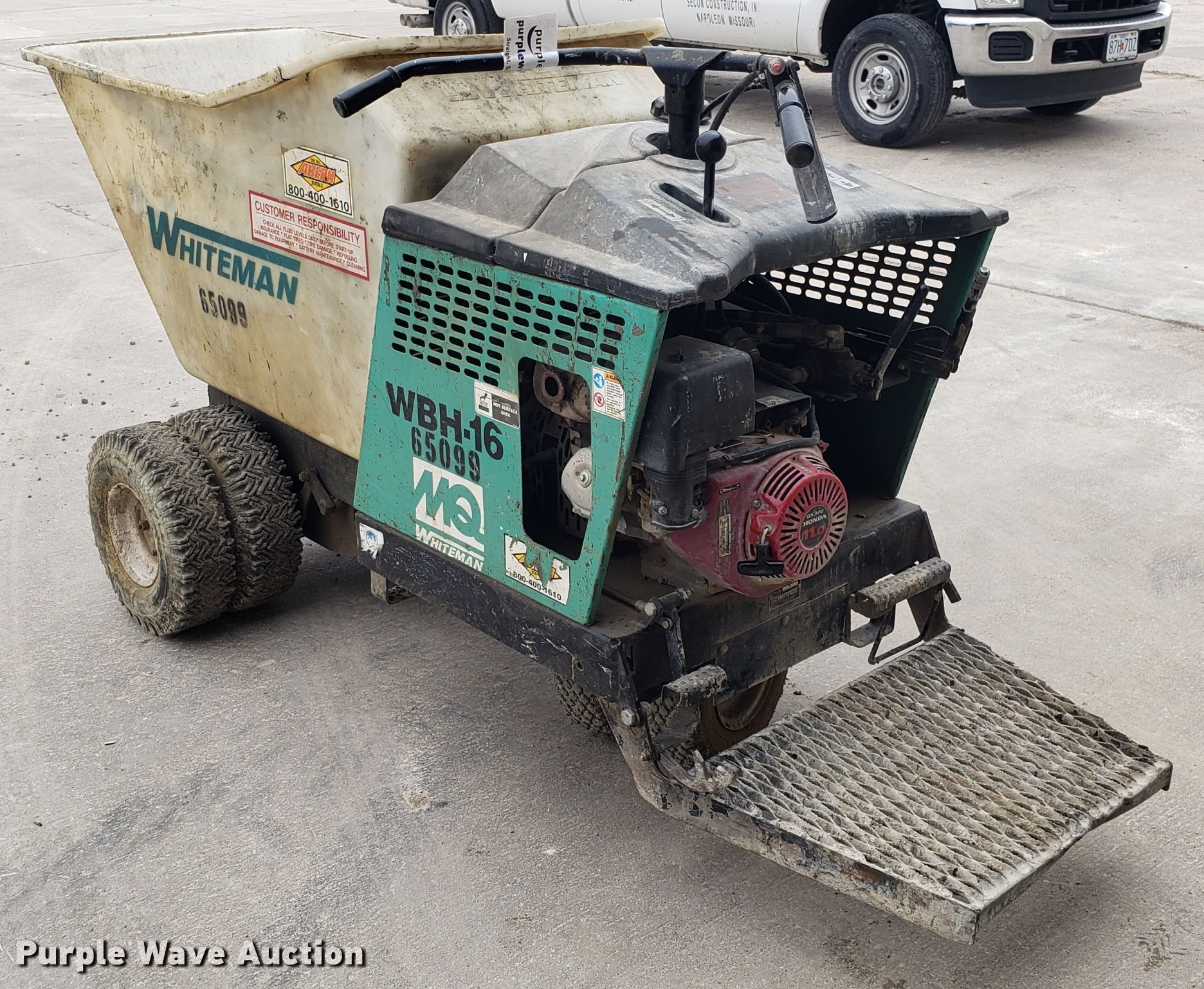 Whiteman WBH-16 concrete buggy in Napoleon, MO | Item DH5790 sold ...