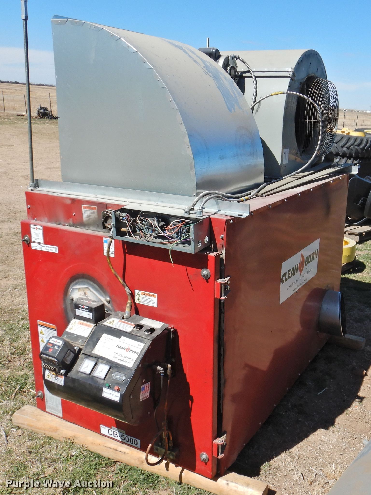 Clean Burn CB-5000 multi-oil heating system in Spearman, TX | Item ...