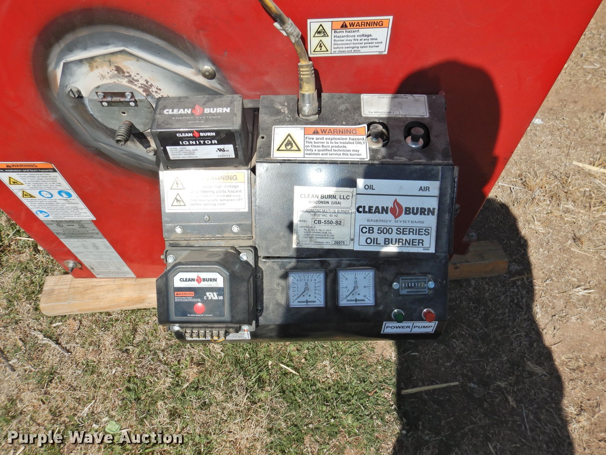 Clean Burn CB-5000 multi-oil heating system in Spearman, TX | Item ...