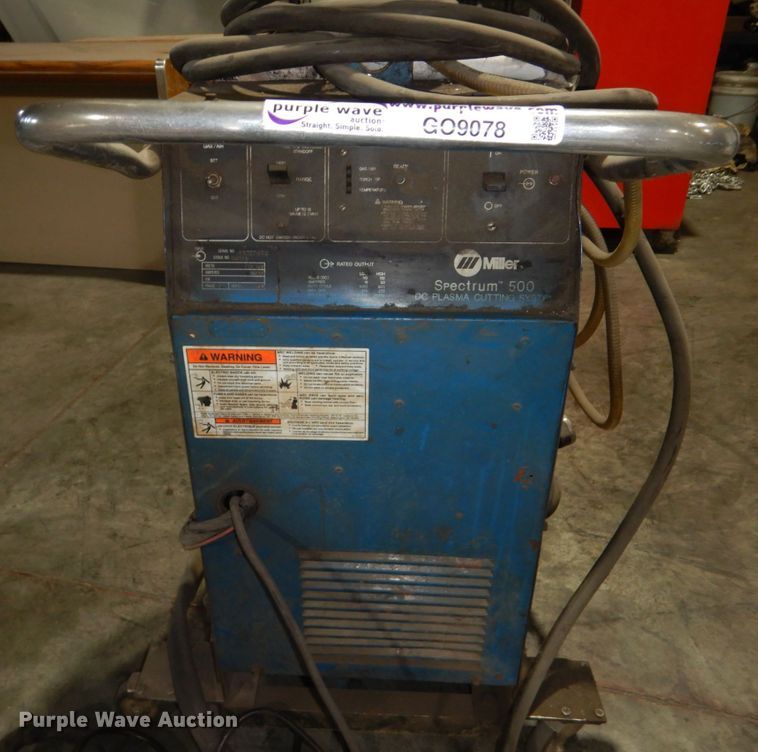 Miller Spectrum 500 plasma cutter in Salina, KS | Item GO9078 sold ...
