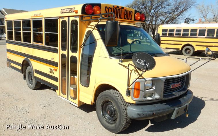 2001 GMC Savana G3500 Collins school bus in Hays, KS | Item GX9894 sold ...