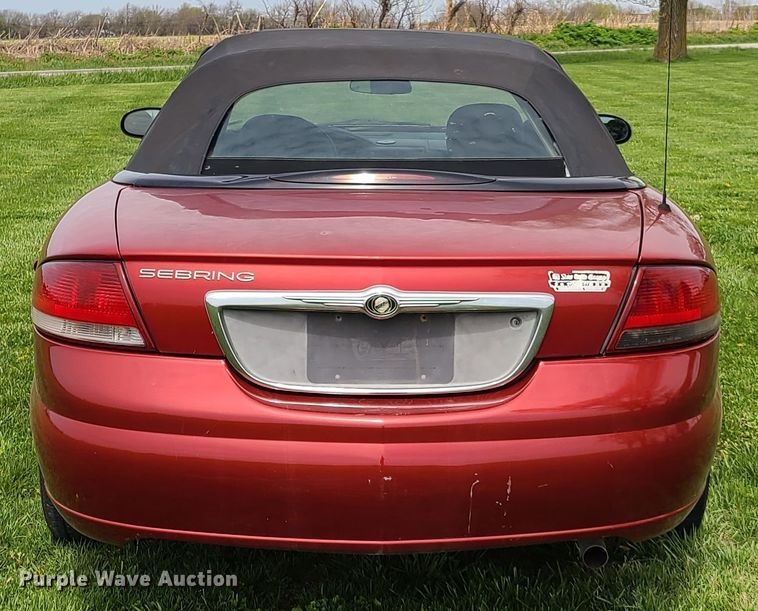 2004 Chrysler Sebring convertible in Harrisonville, MO | Item DG7724 ...