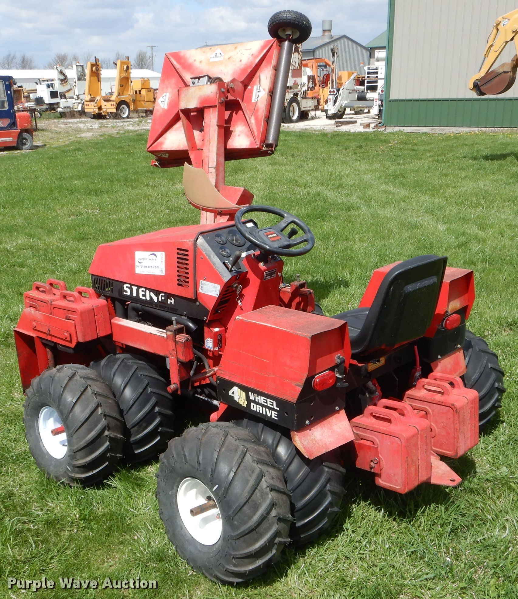 Steiner 430 lawn mower in Clinton, IL | Item DF3058 sold | Purple Wave