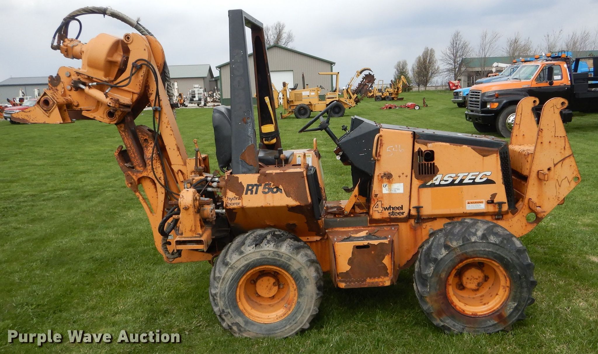 Astec RT560 vibratory cable plow in Clinton, IL | Item DF3064 sold ...
