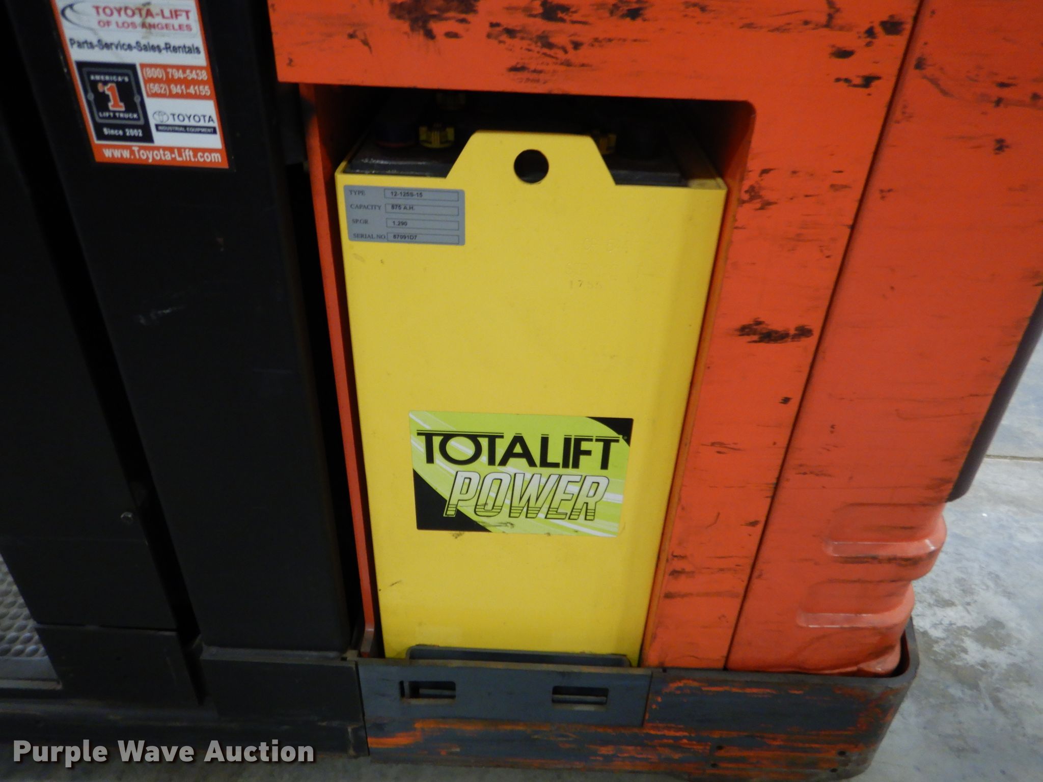 Toyota 7BPUE15 order picker in Richmond, MO | Item EK9206 sold | Purple ...