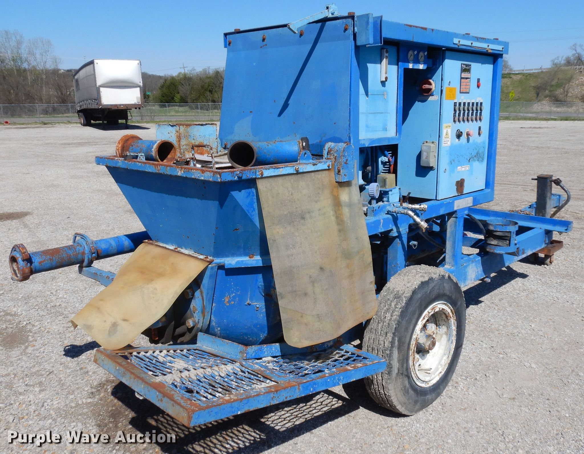 2008 Meyco concrete pump in Tonganoxie, KS | Item GY9047 sold | Purple Wave