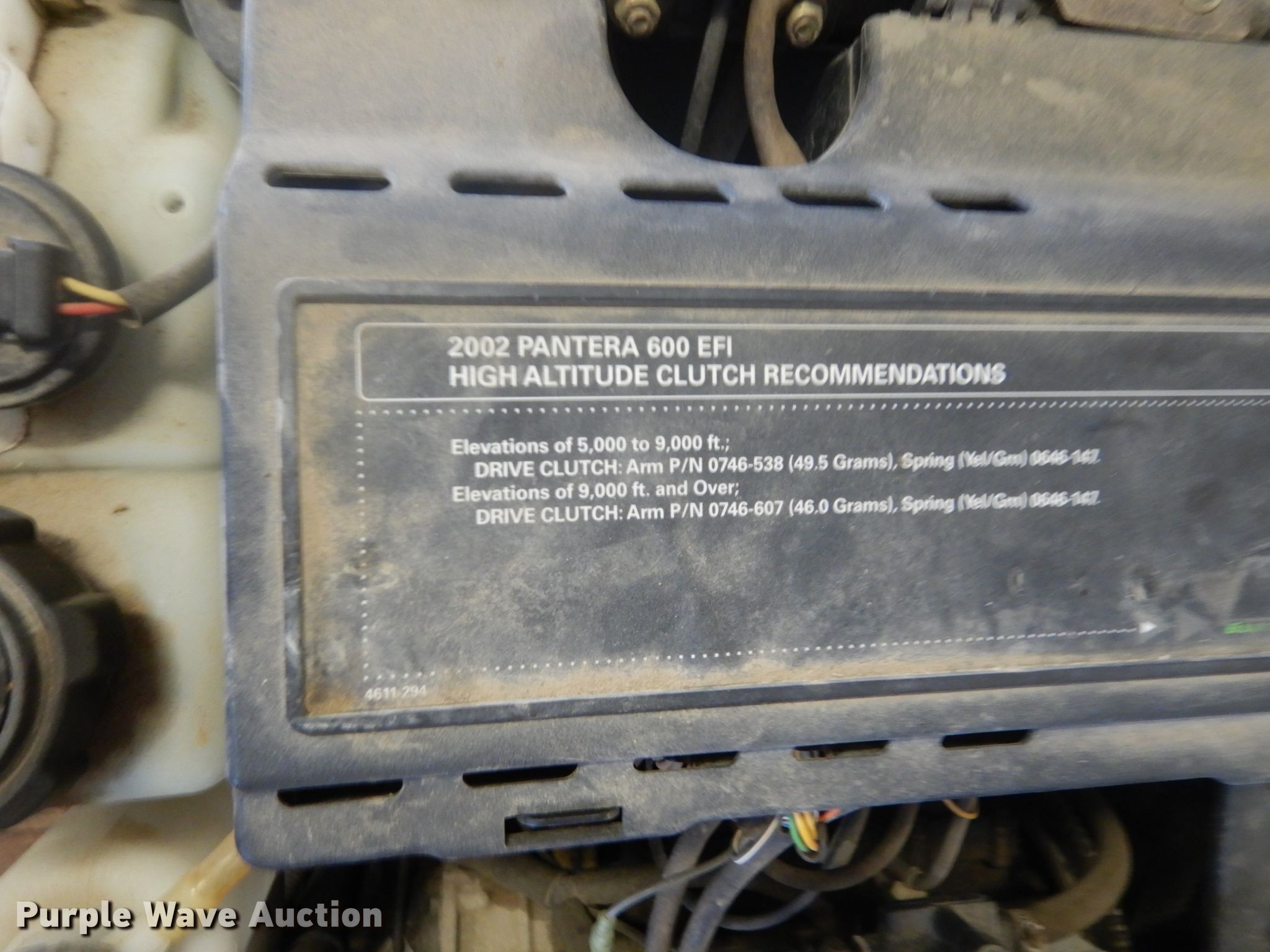 2002 Arctic Cat Pantera 600 snowmobile in Fort Pierre, SD | Item GW9779 ...