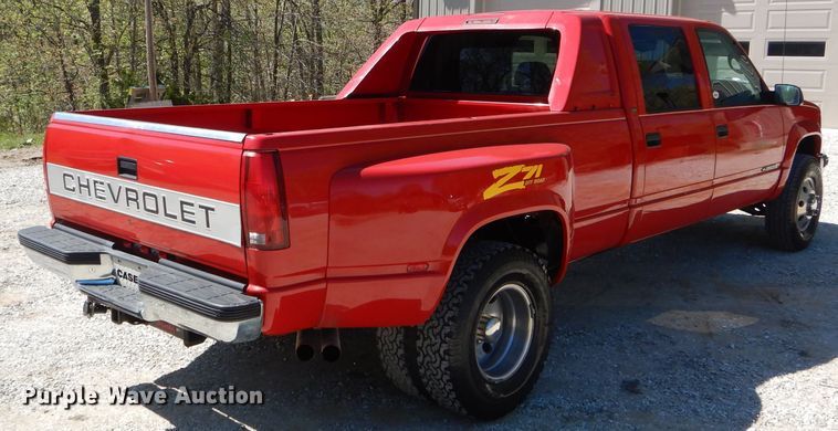 1997 Chevrolet K3500 Crew Cab pickup truck in Macon, MO | Item DF3117 ...