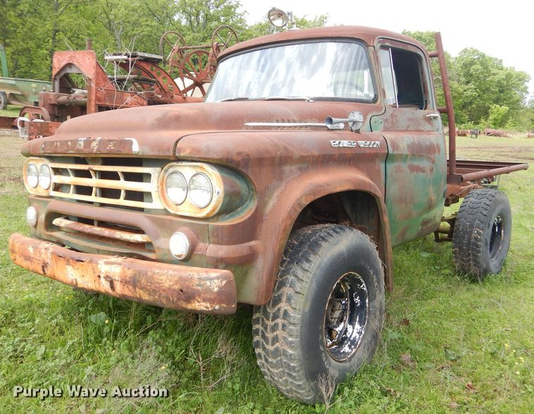 1959 Dodge Power Wagon 100 pickup truck cab and chassis in Spavinaw, OK ...