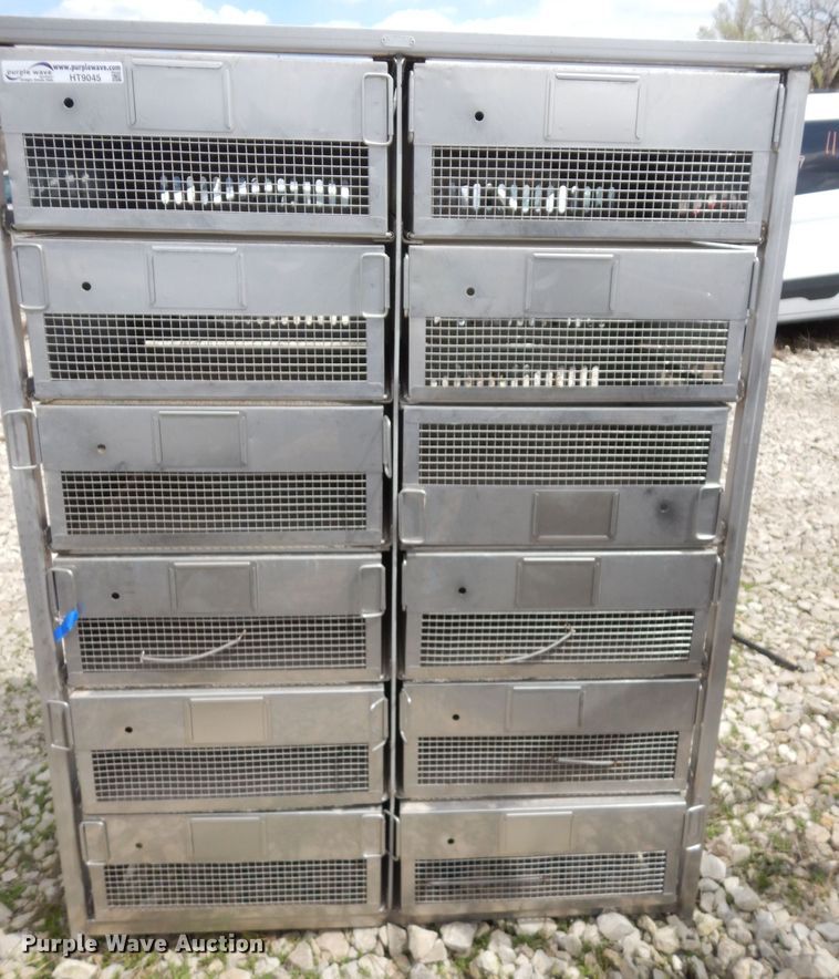 Wahmann stainless steel vet animal cage unit in Junction City, KS ...
