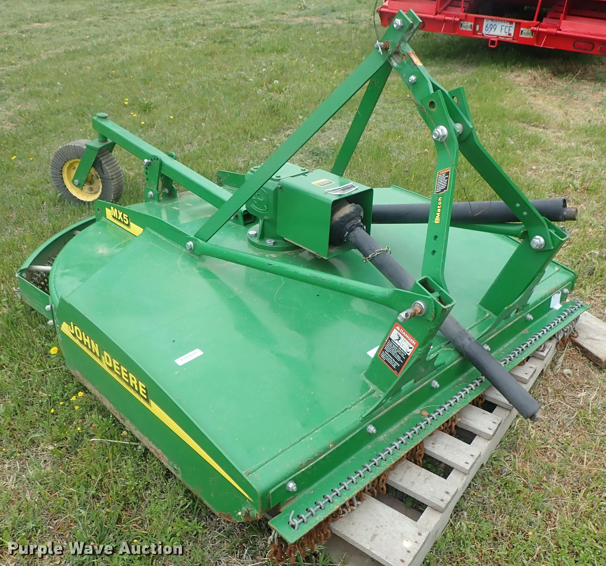John Deere MX5 rotary mower in Lewis, KS | Item DG3157 sold | Purple Wave