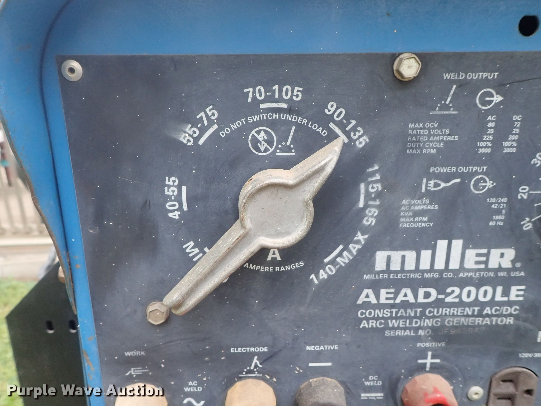 Miller AEAD-200LE welder/generator in Pratt, KS | Item DG3163 sold ...
