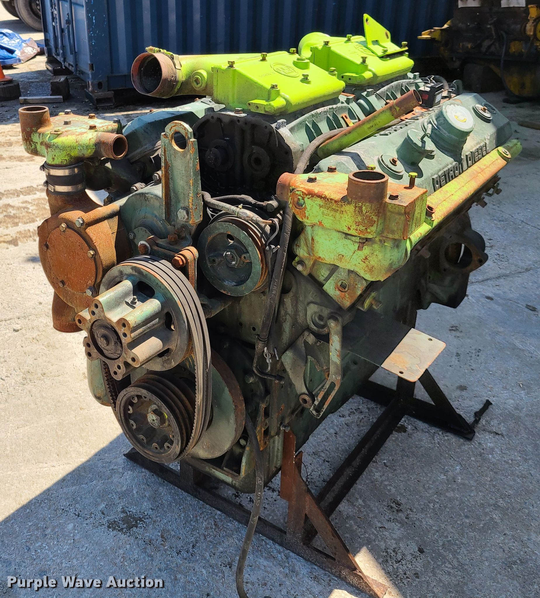 Detroit Diesel 12V71 12 cylinder diesel engine in Liberty, MO | Item ...