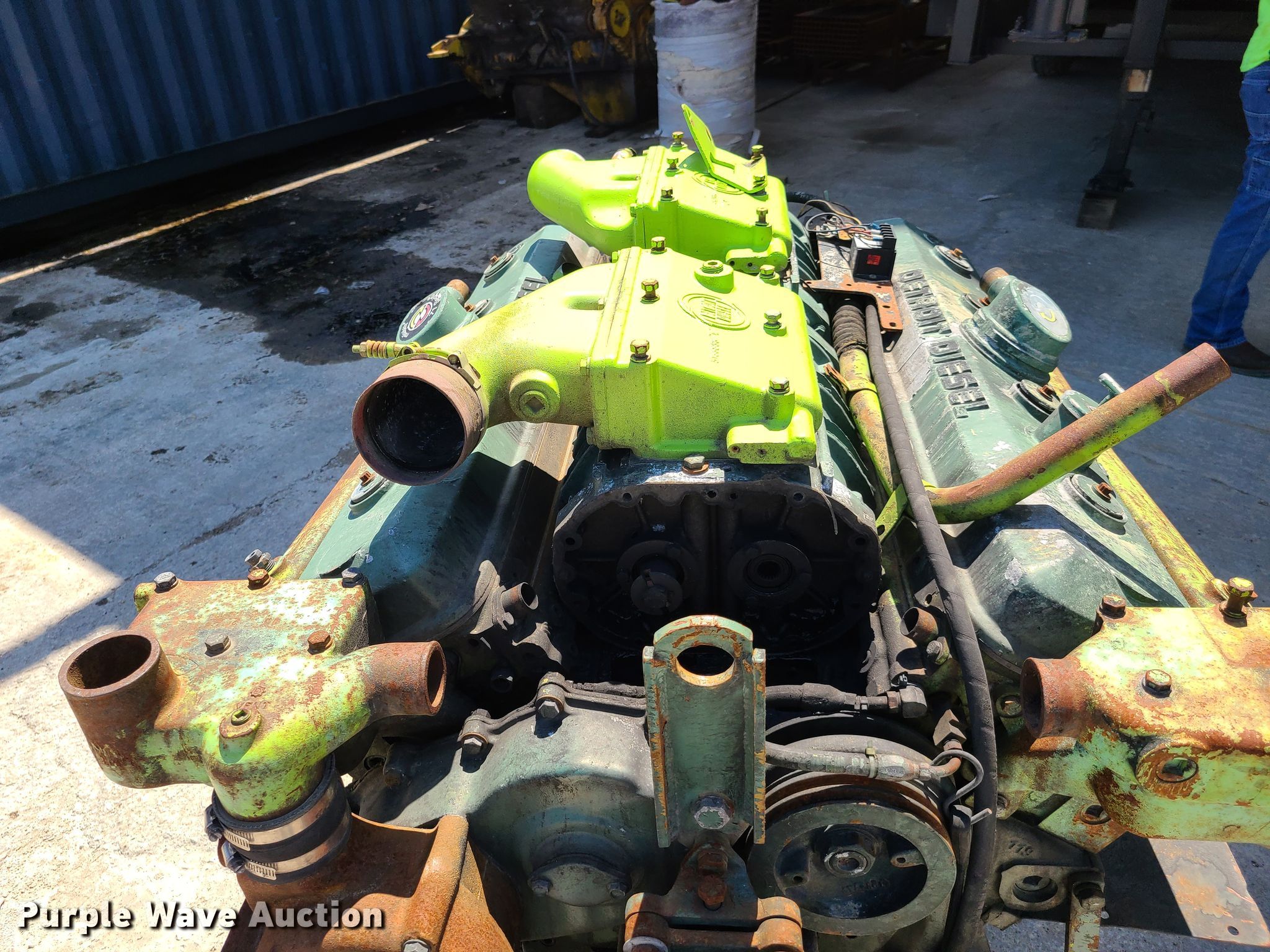 Detroit Diesel 12V71 12 cylinder diesel engine in Liberty, MO | Item ...