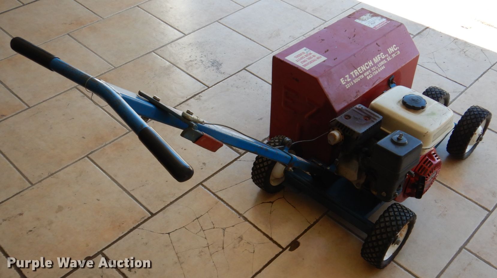 E-Z Trench J1000 trencher in Hays, KS | Item GO9136 sold | Purple Wave