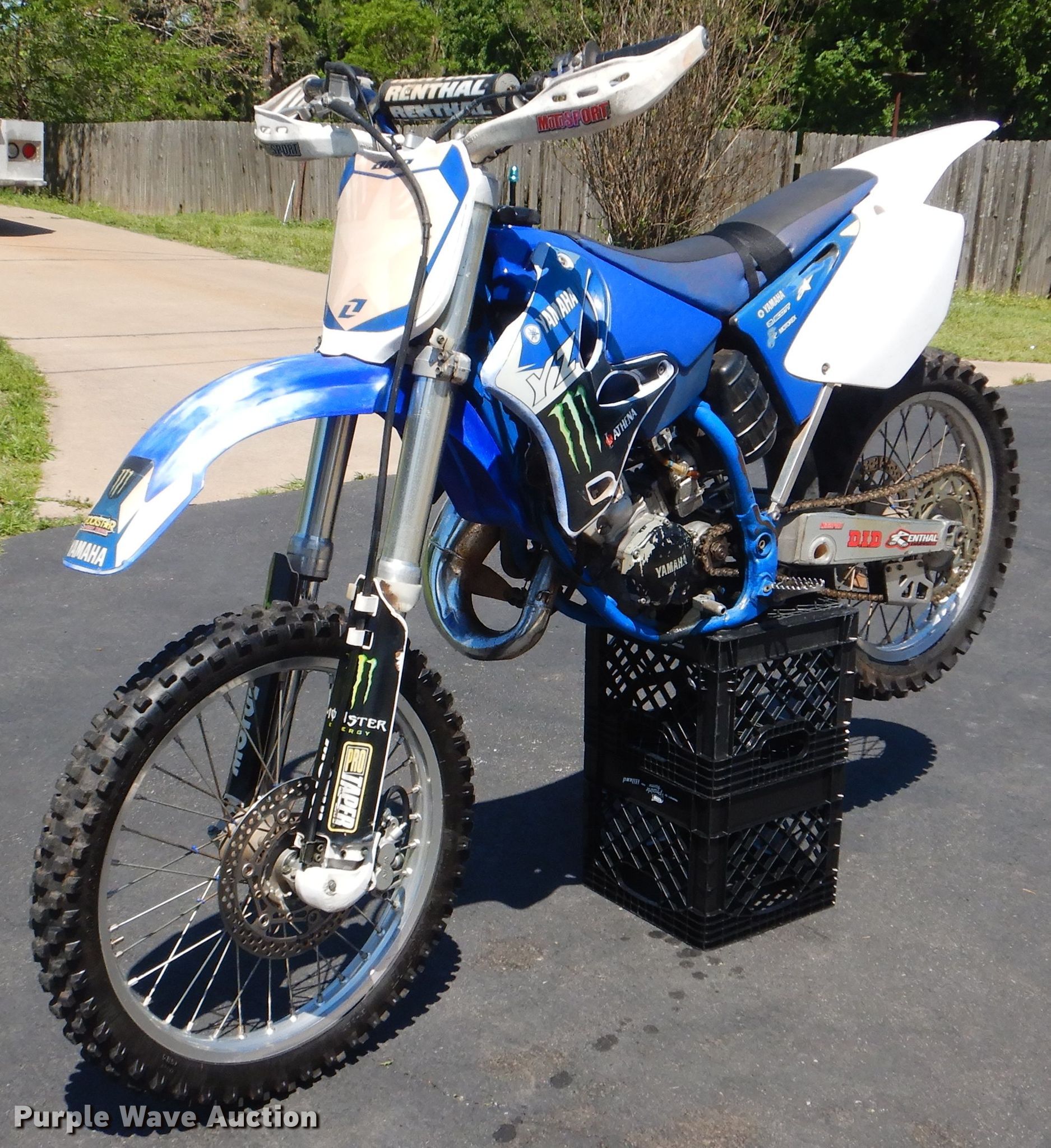 2003 Yamaha YZ125 dirt bike in Bristow, OK | Item GY9848 sold | Purple Wave